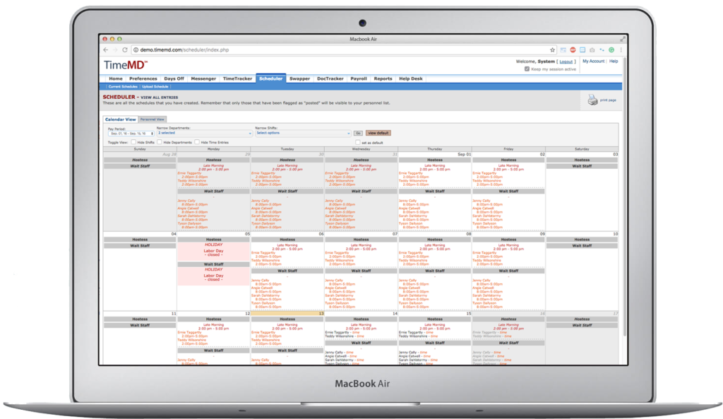 Scheduling | TimeMD.com