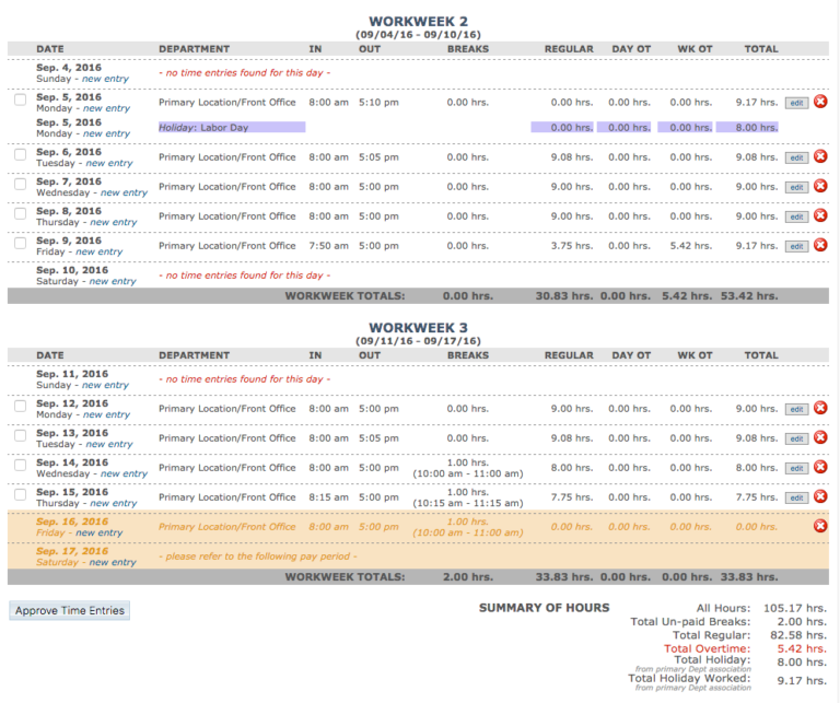 Tracking Time | TimeMD.com